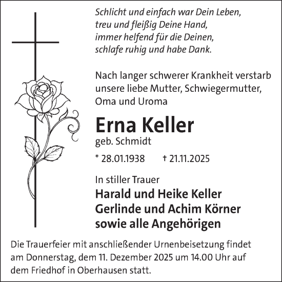 Traueranzeigen | WochenSpiegel Trauer