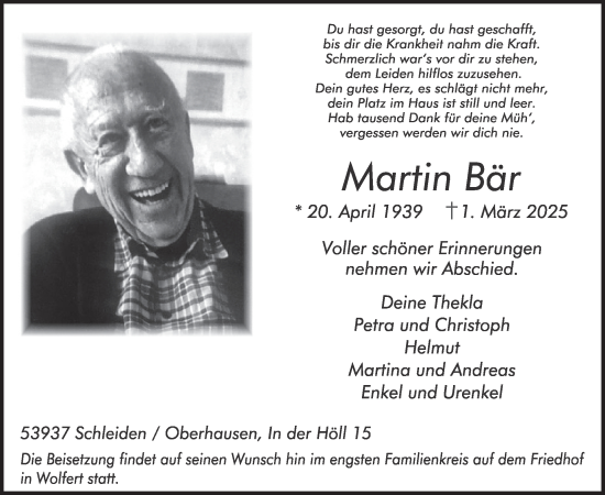 Traueranzeigen | WochenSpiegel Trauer